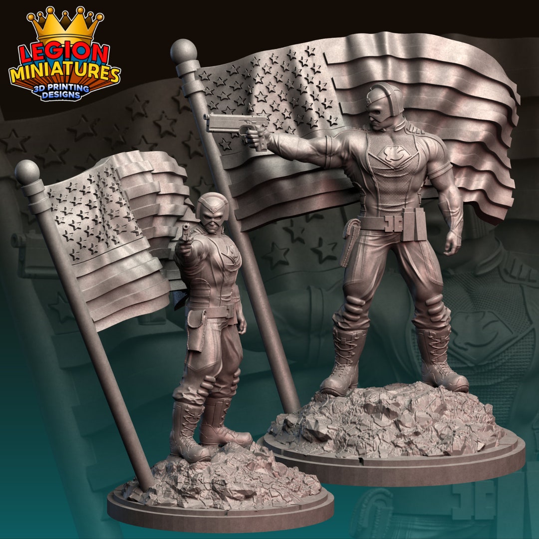 Parabellum by Legion Miniatures Great for Display, Superhero Rpgs, and ...