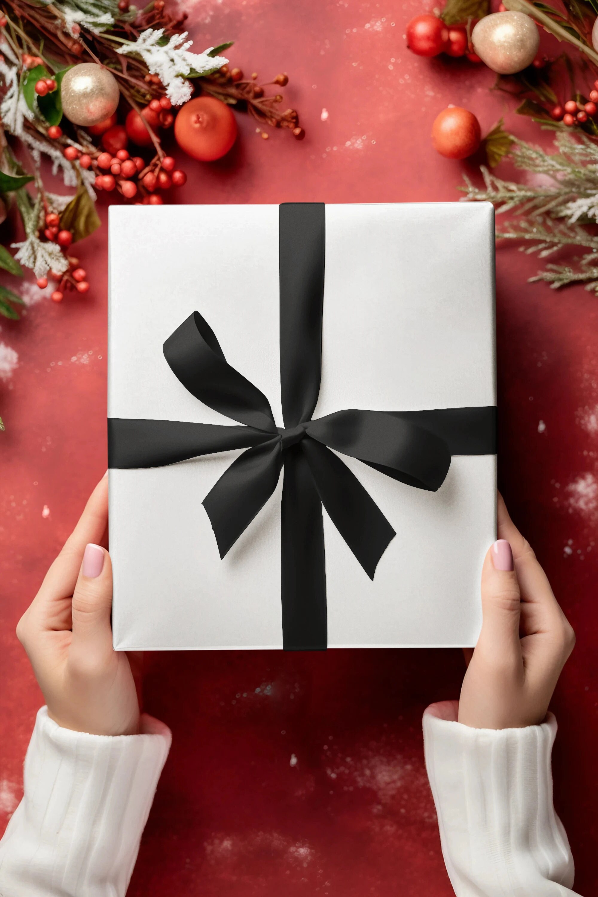 Elegant Black Satin Gift Wrapping Ribbon Perfect for Any Holiday - Etsy