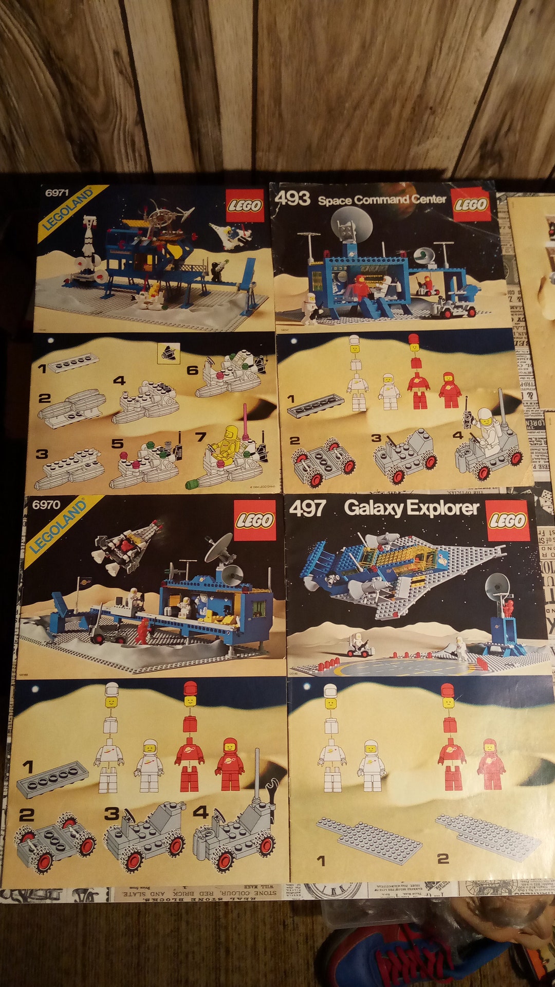 Vintage Legos Space Manual Lot - Etsy