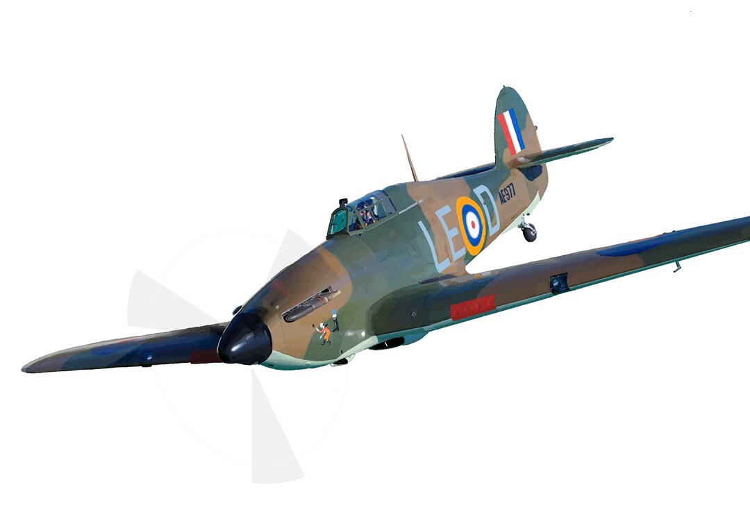 A4 Hawker Hurricane - WW2 Plane - Etsy