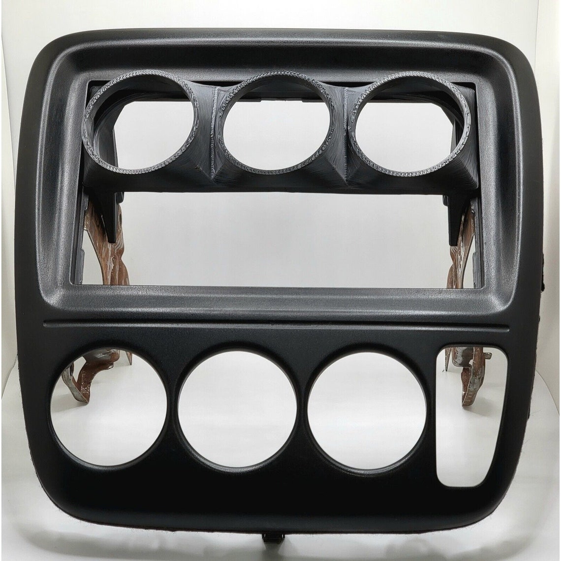 52mm 3 Triple Gauge Pod Radio Stereo 99-05 Civic EM1 EM2 RD1 97-01 CRV ...
