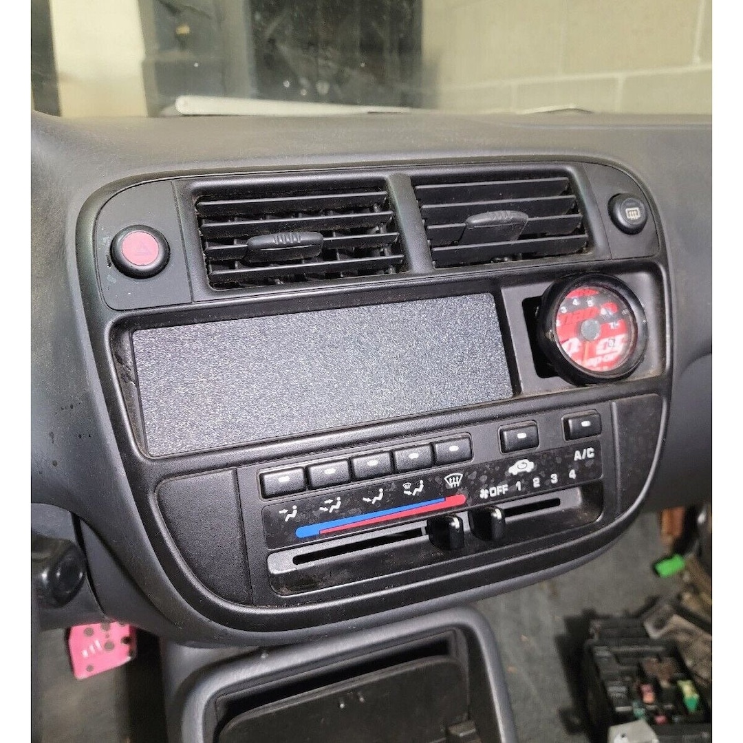 Single Din Block off TEXTURED Radio Stereo Delete Civic Del Sol CRX ...