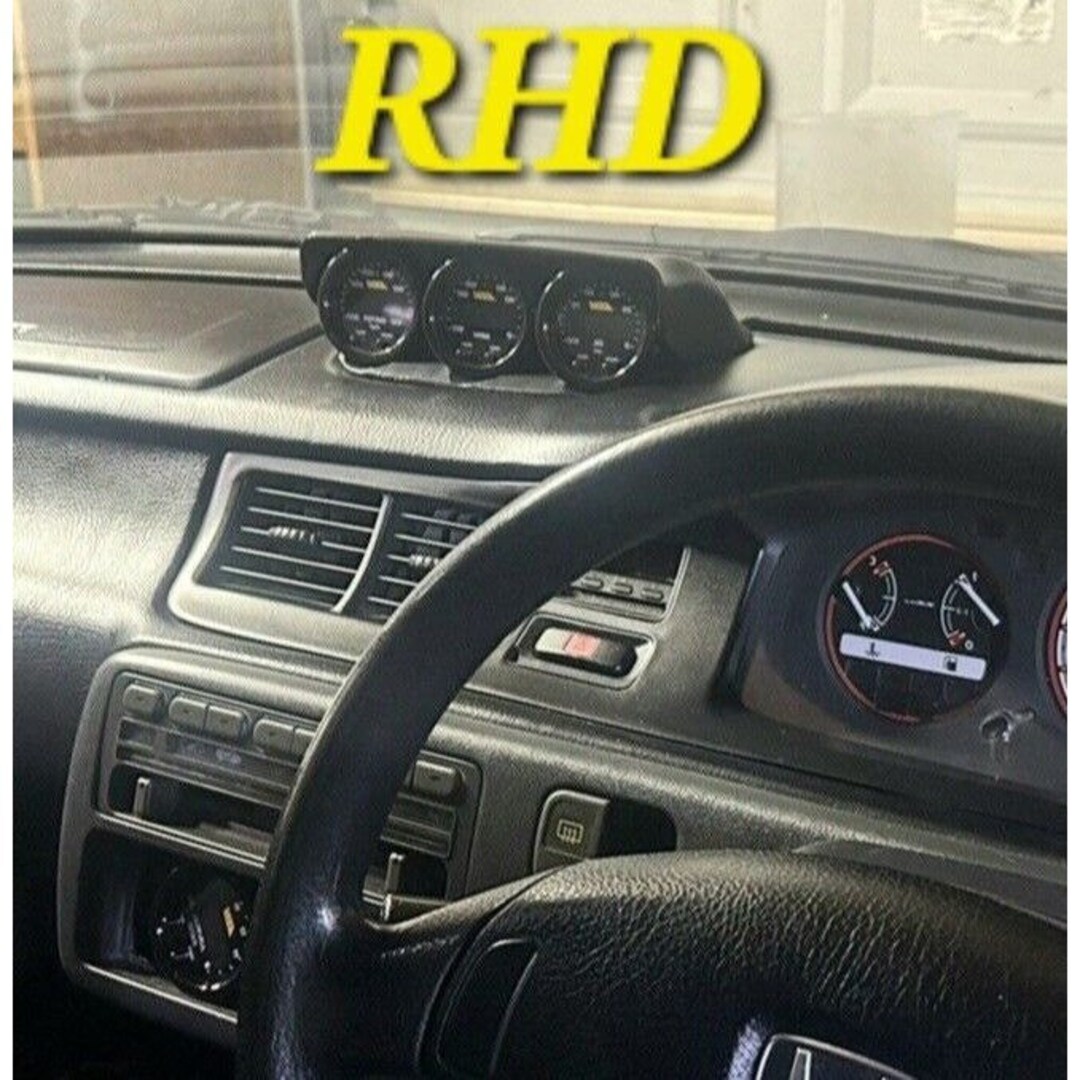 92-95 Civic EG Dash Vent 3 Gauge RHD Pod 52mm Hood Shade Triple Honda ...