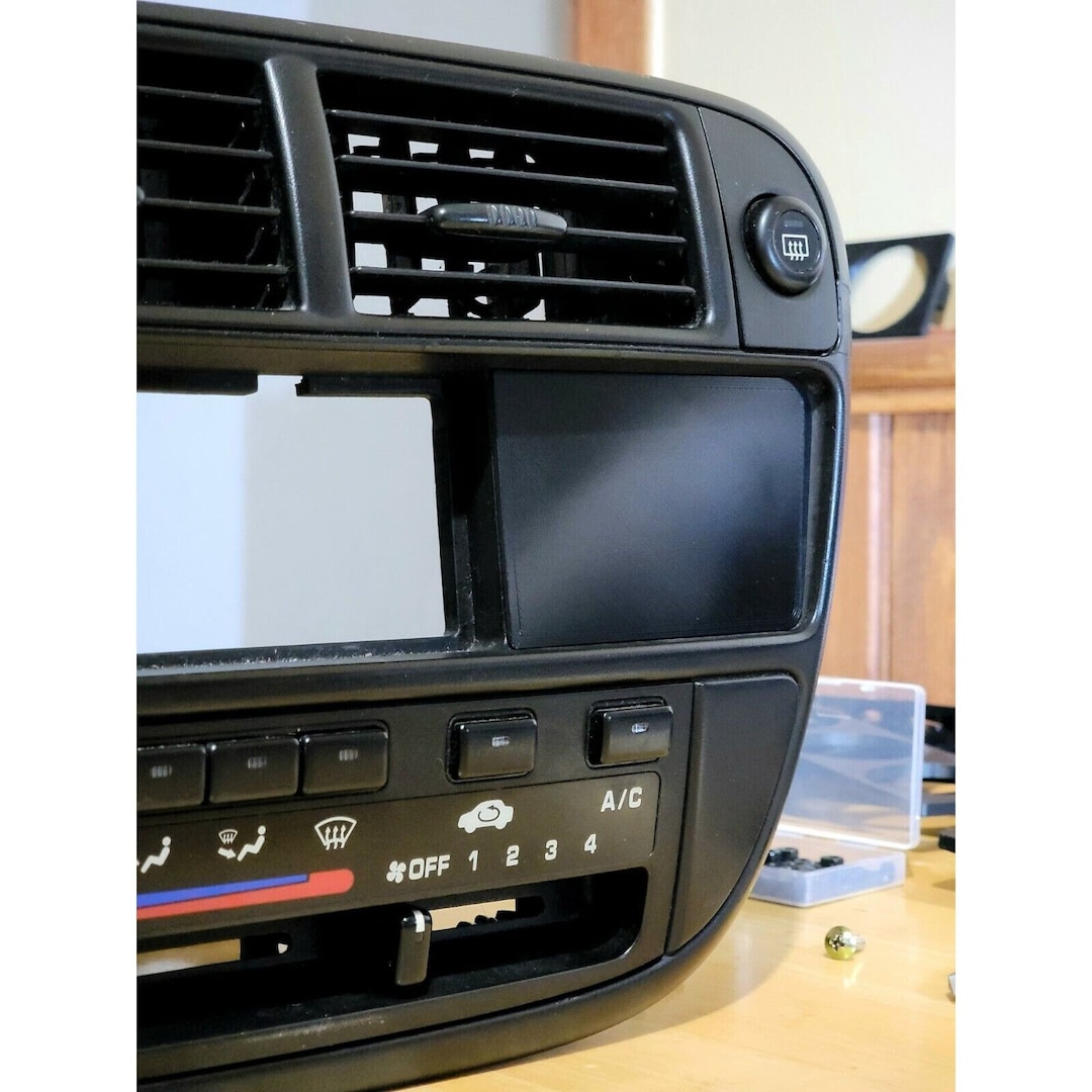 96-98 Civic EK Block off Delete Clock / Pocket for Dash Radio Trim - Etsy