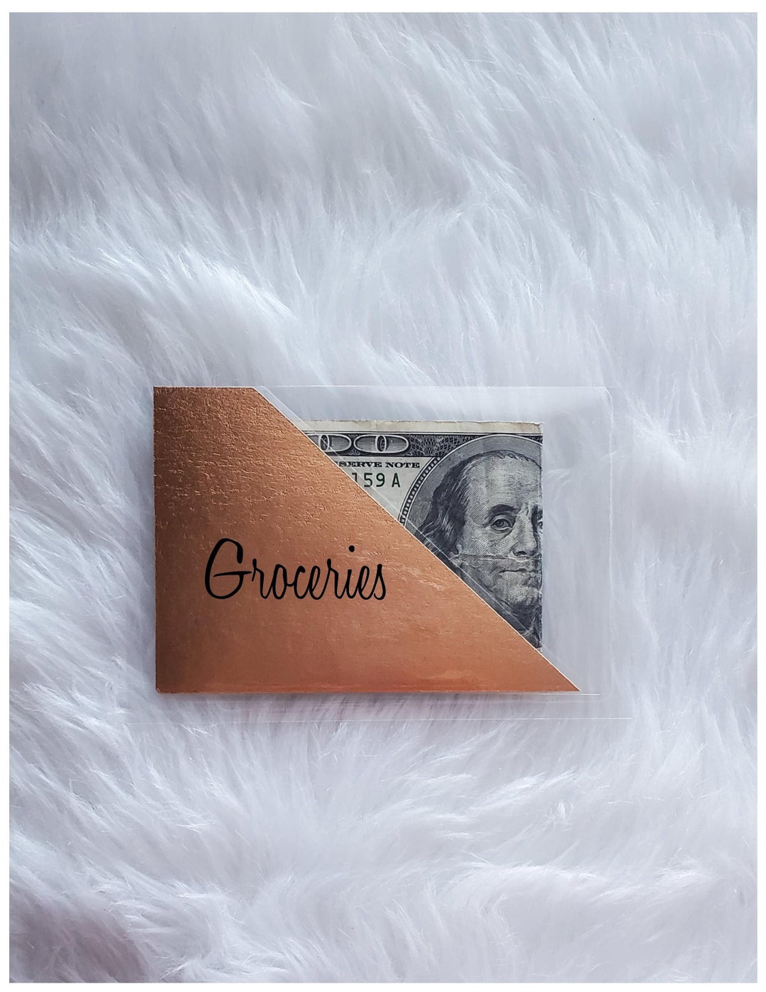 Mini Clear Half Metallic Cash Envelopes - Etsy