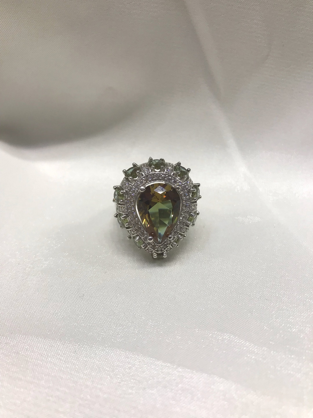 925 Sterling Silver Hurrem Sultan Ring, Turkish Zultanite Ring ...