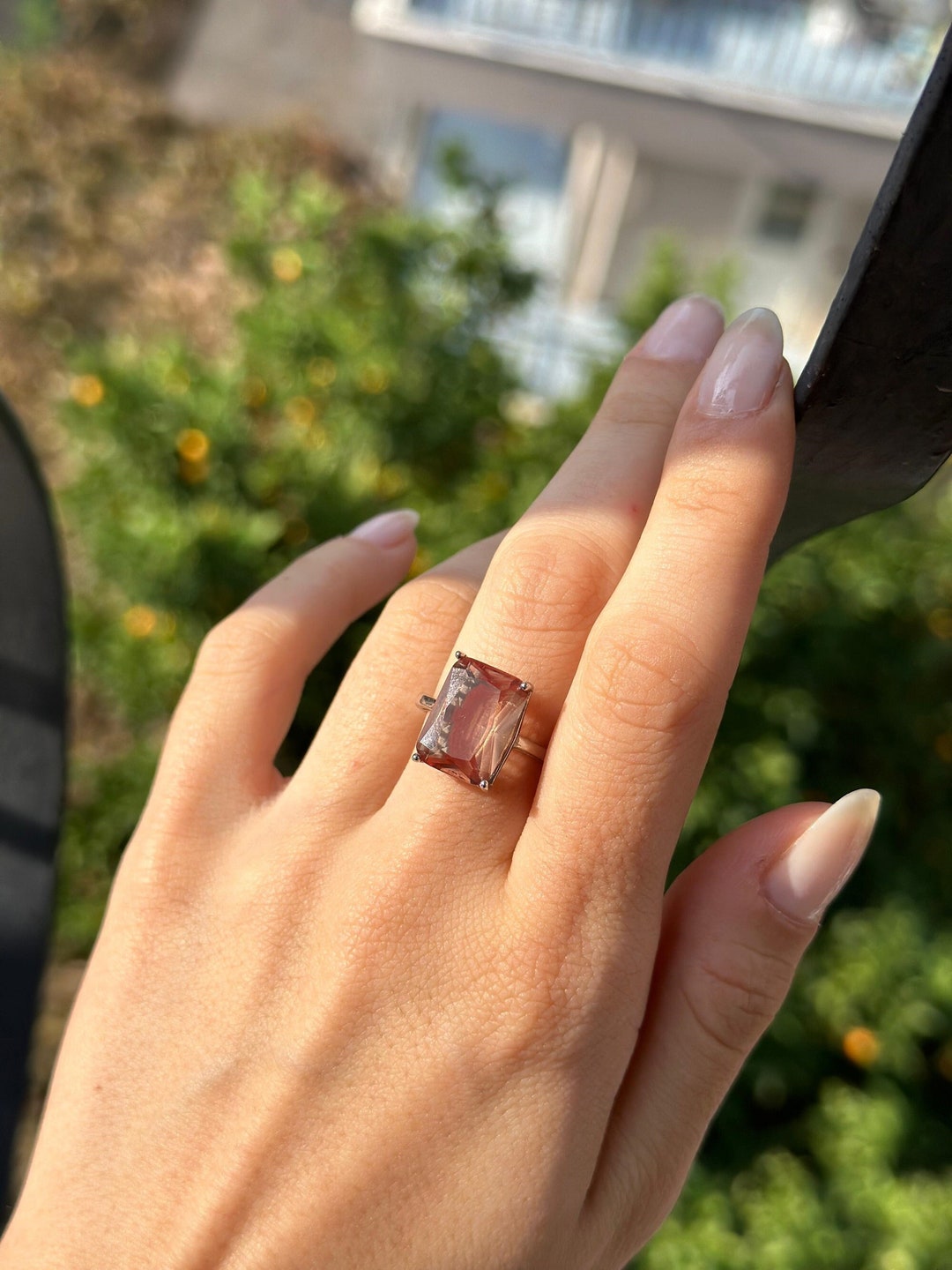 Silver Zultanite Handmade Ring, Turkish Diaspore Women Ring, Christmas ...