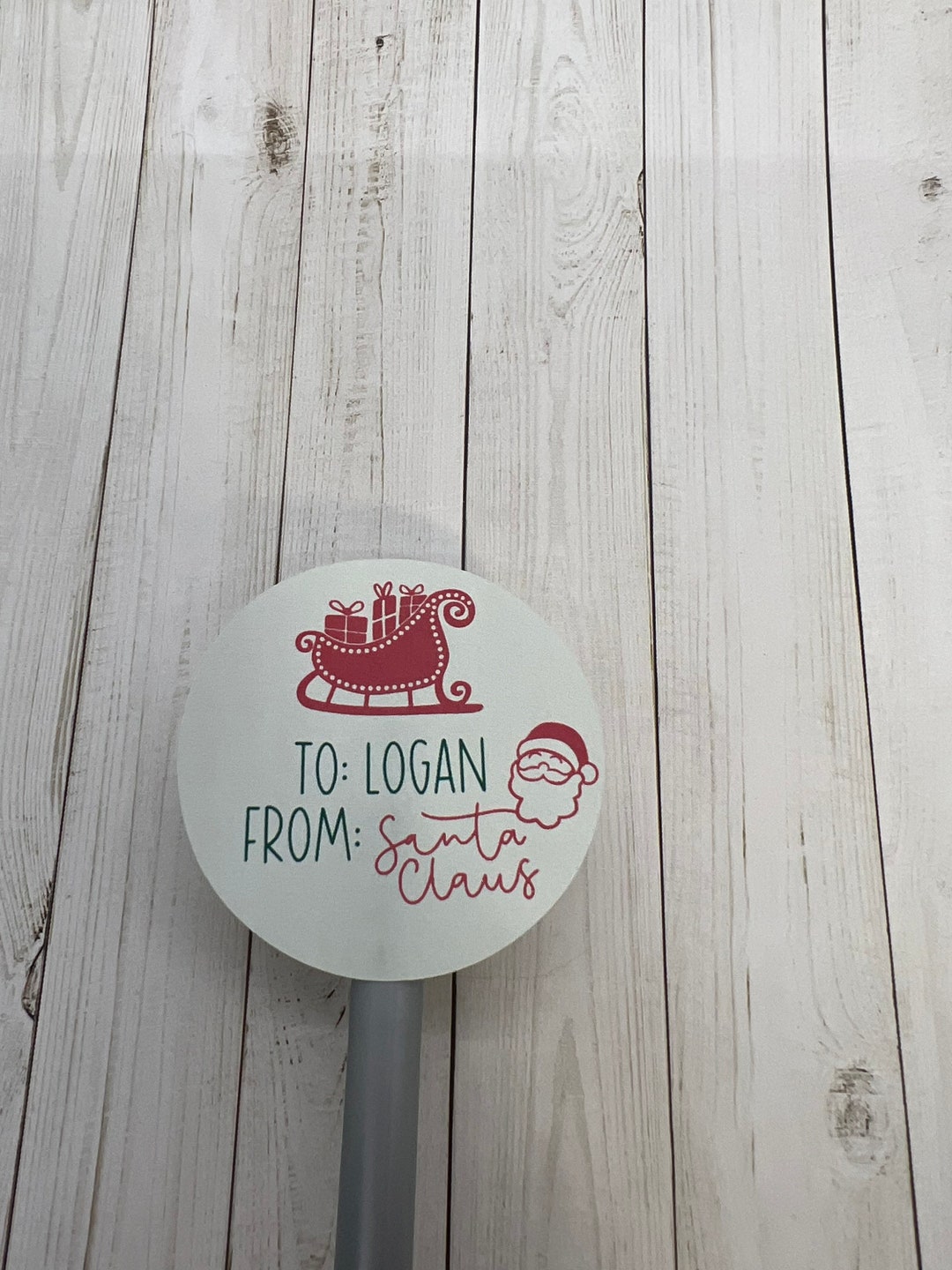 Personalized From Santa Claus Stickers Christmas Gift Stickers From ...