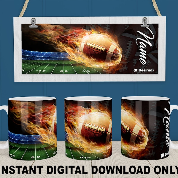 Football Mug - Etsy