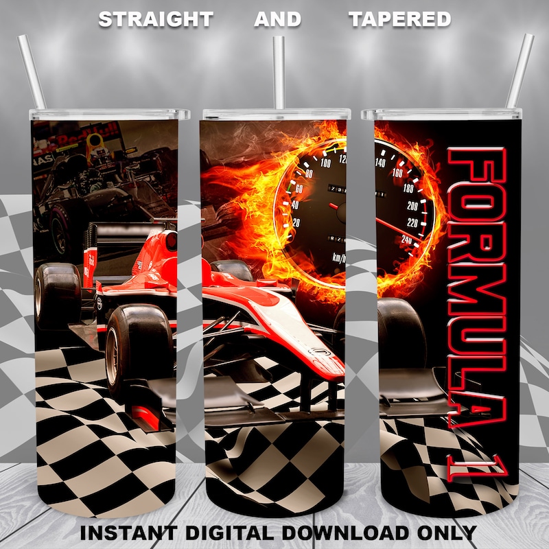 Formula 1 Sublimation 20 Oz - Etsy