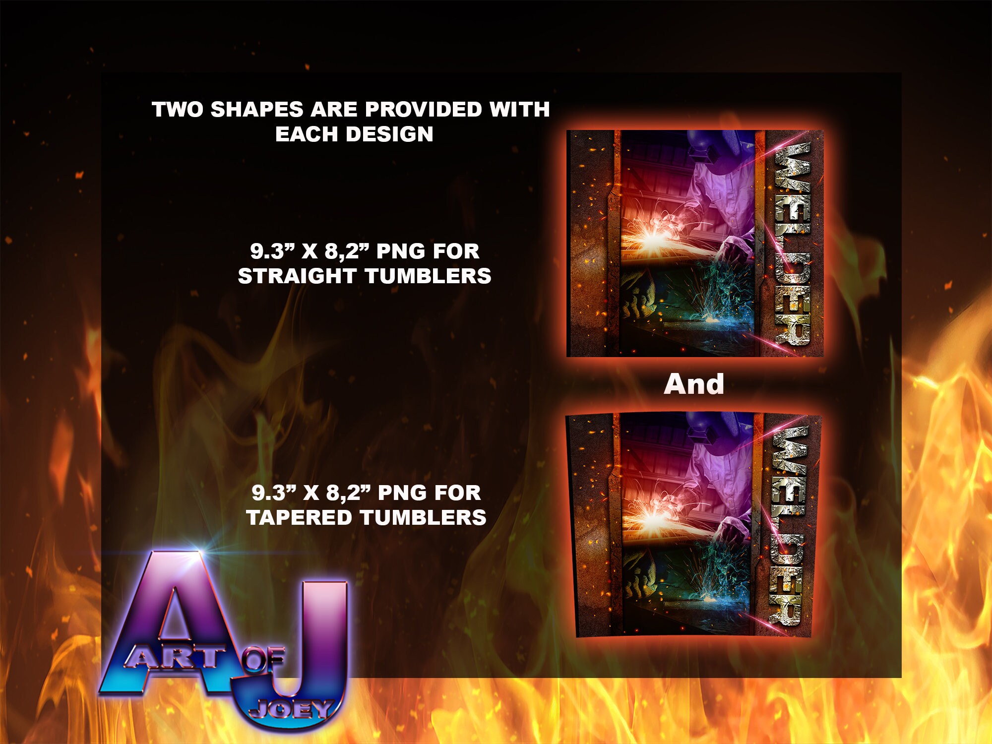 Welder, 20oz Skinny Tumbler, Sublimation Design for Straight/tapered ...