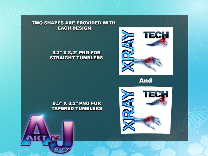 20oz Skinny Tumbler Xray Tech Sublimation Design for - Etsy