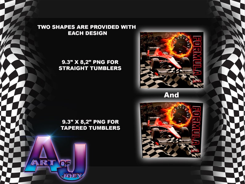 Formula 1 20oz Skinny Tumbler Sublimation Design for - Etsy