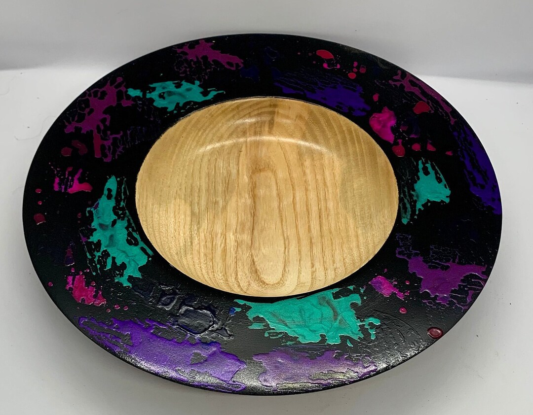 Ash Wood Bowl - Splash on Ash - Handmade, Hand Turned - Etsy