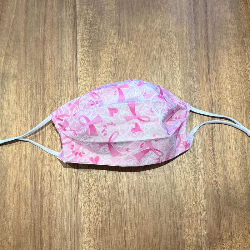 Breast Cancer Mask - Etsy