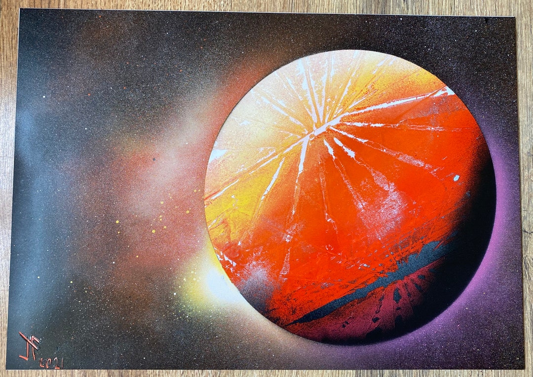 Star Wars Planet Spray Paint Art - Etsy