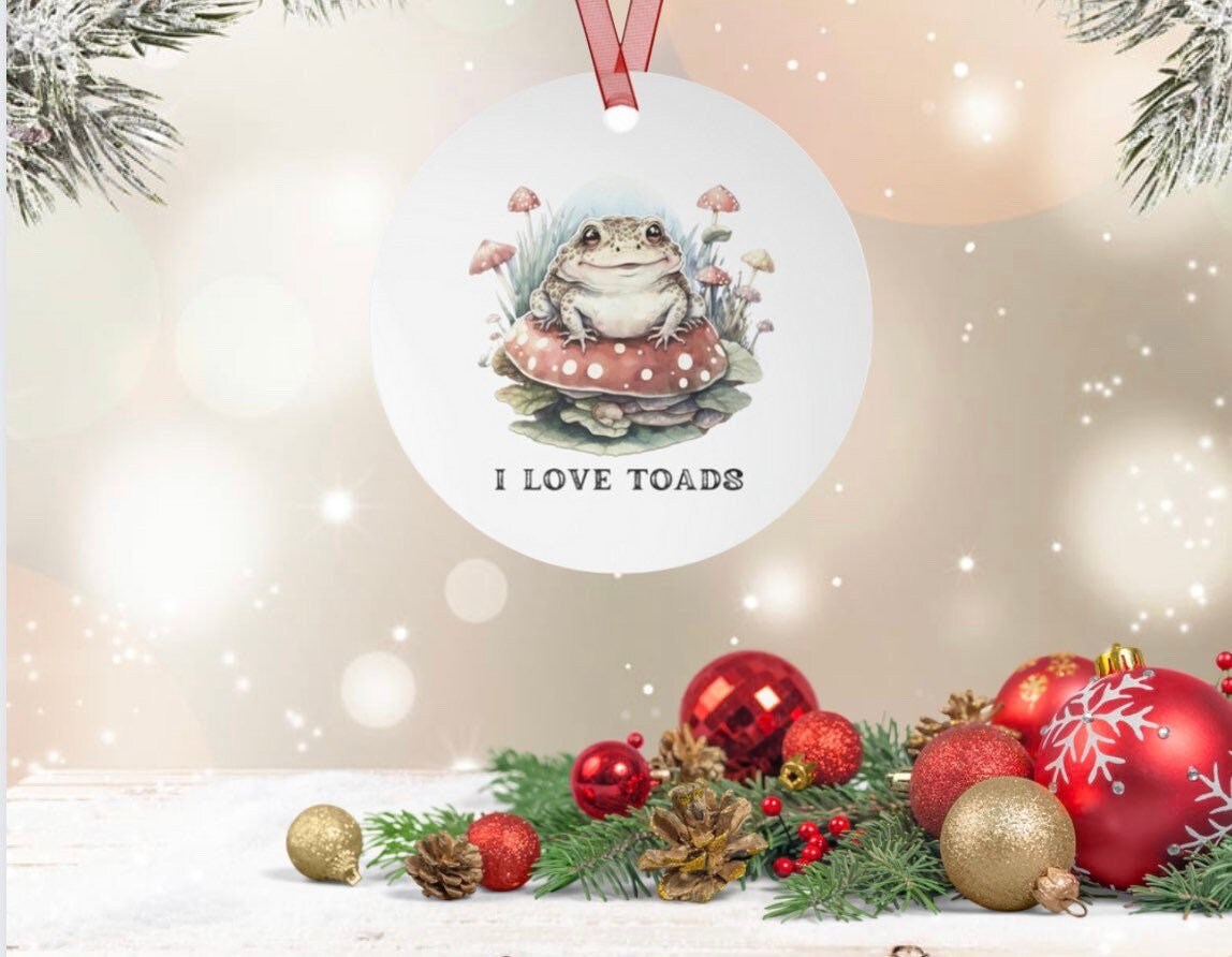 Toad Lover Ornament I Love Toads Ornaments Toad Ornament - Etsy