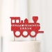 Custom Steam Train Cake Topper - Elegant, Personalised Decoration for ...