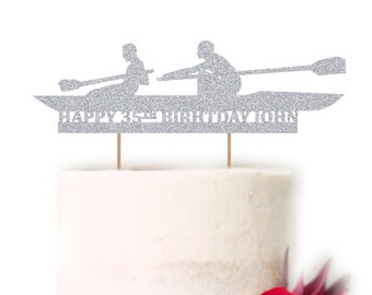 Rowing Cake Topper - Etsy