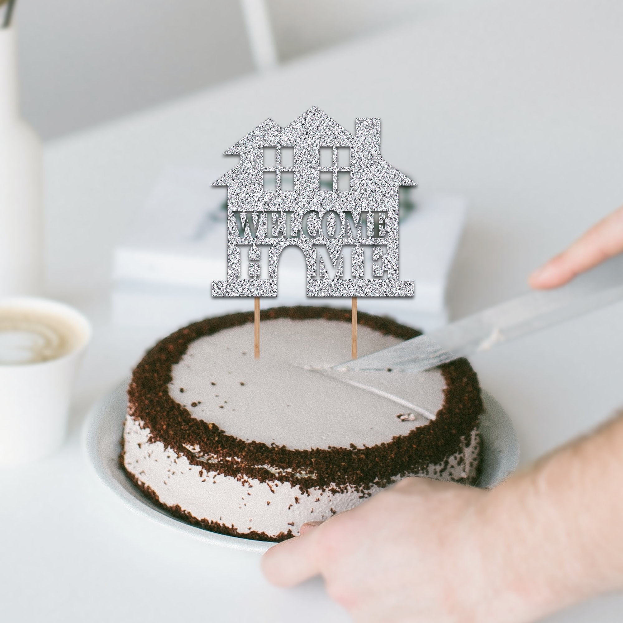 Welcome Home Topper Elegant Cake Toppers - Etsy