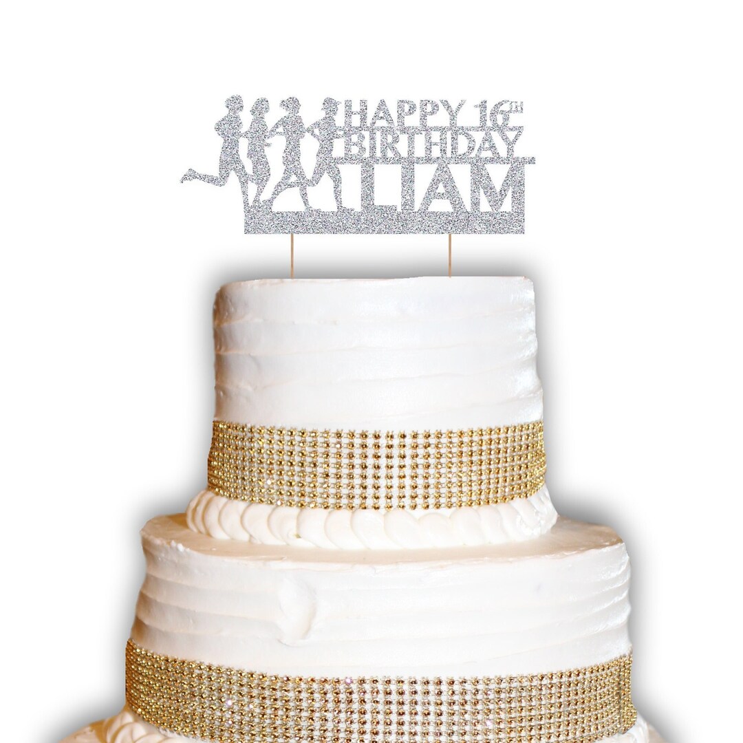 Personalised Park Run Cake Topper - Elegant, Personalised Decoration ...