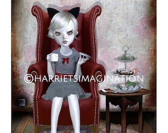 Crazy Cat Lady Art | Etsy