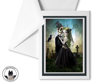 Gothic Wedding Card - Etsy UK