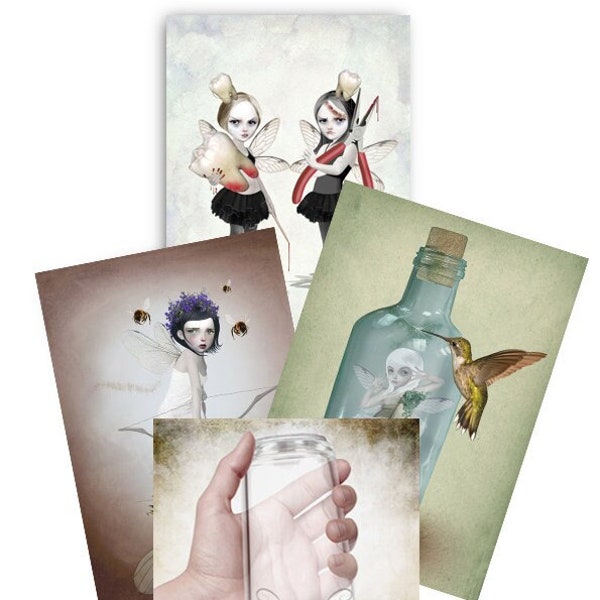 Fairy Postcard - Etsy
