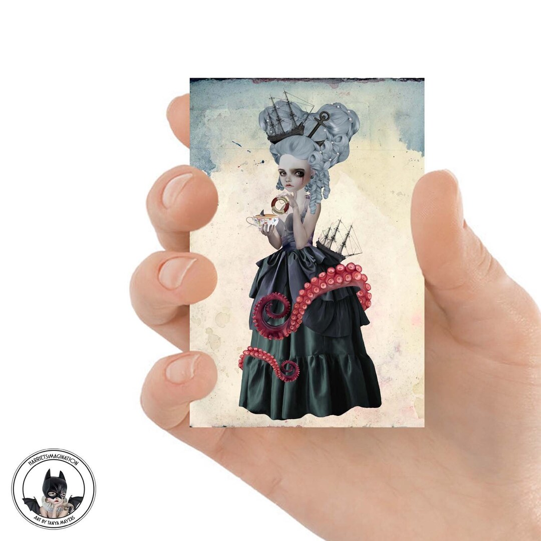 Greek Mythology Artist Trading Card Nautical Fantasy ACEO Print - Etsy