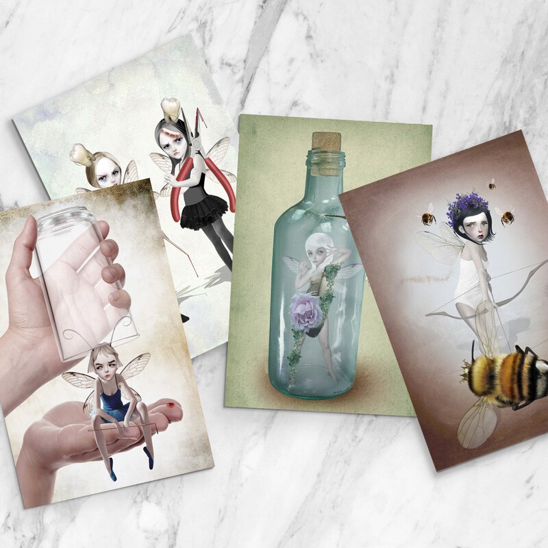 Fairy Postcard - Etsy