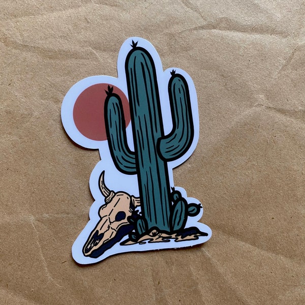 Cactus Sticker - Etsy