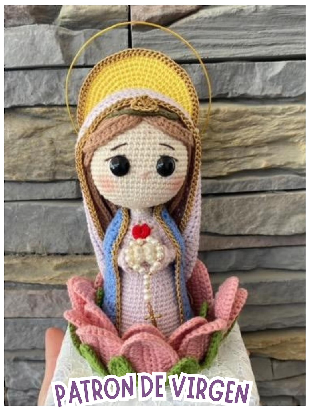 Virgin Mary Amigurumi Crochet Pattern (PDF) - Etsy