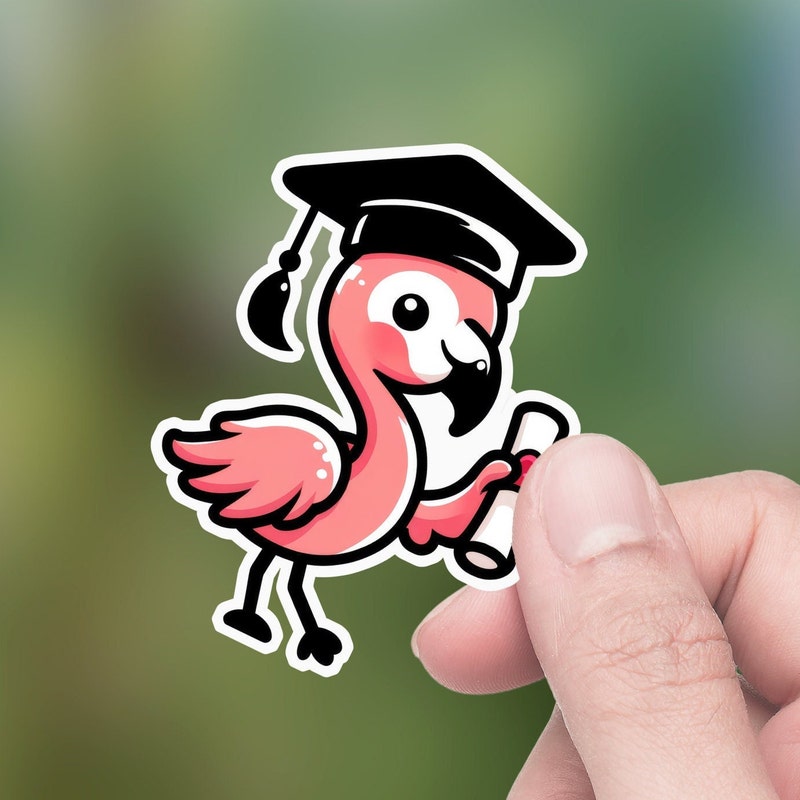 Graduation Flamingo - Etsy