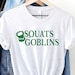 Squats and Goblins Workout Shirts Halloween Fitness Tops Holiday ...