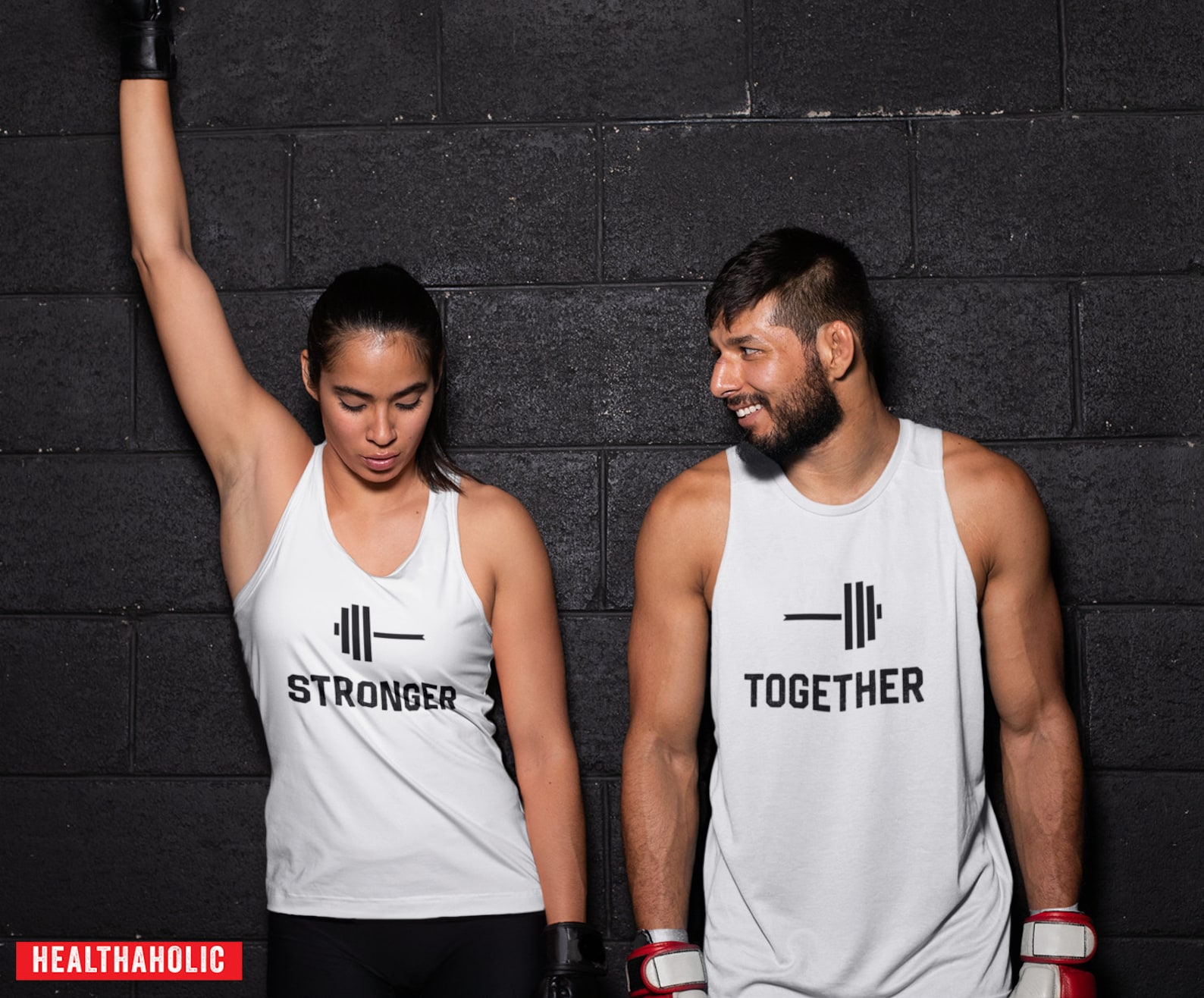 Stronger Together - Matching Shirt - Valentine's Day Gym Shirt ...
