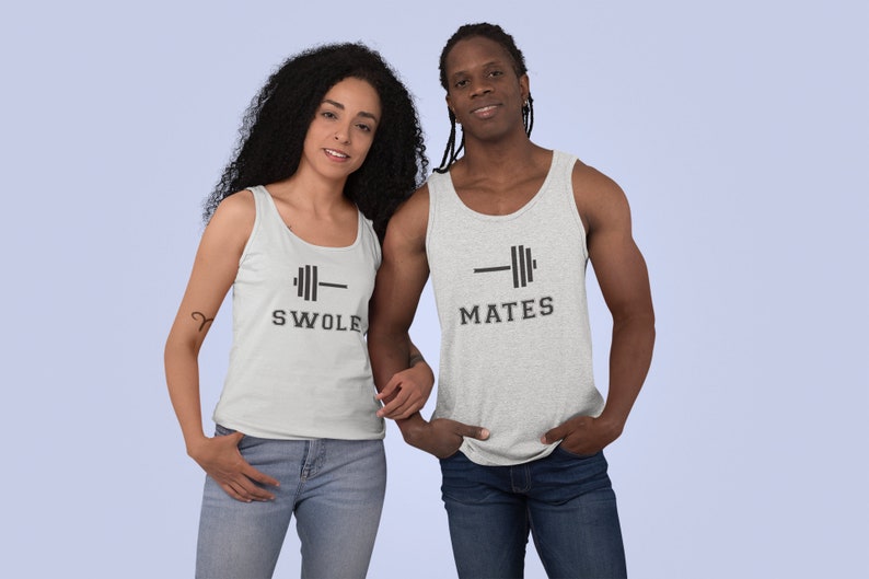 Swole Mates Couple Matching Gym Outfit Valentines Day Gym - Etsy