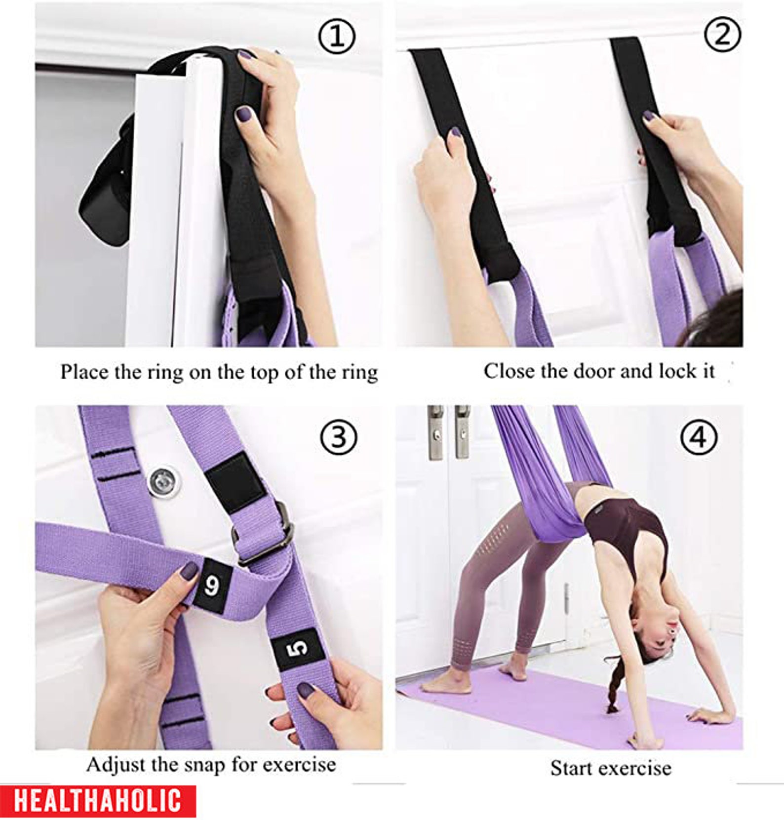 Waist Back Leg Stretch Strap/yoga Fitness Band Leg Stretching | Etsy