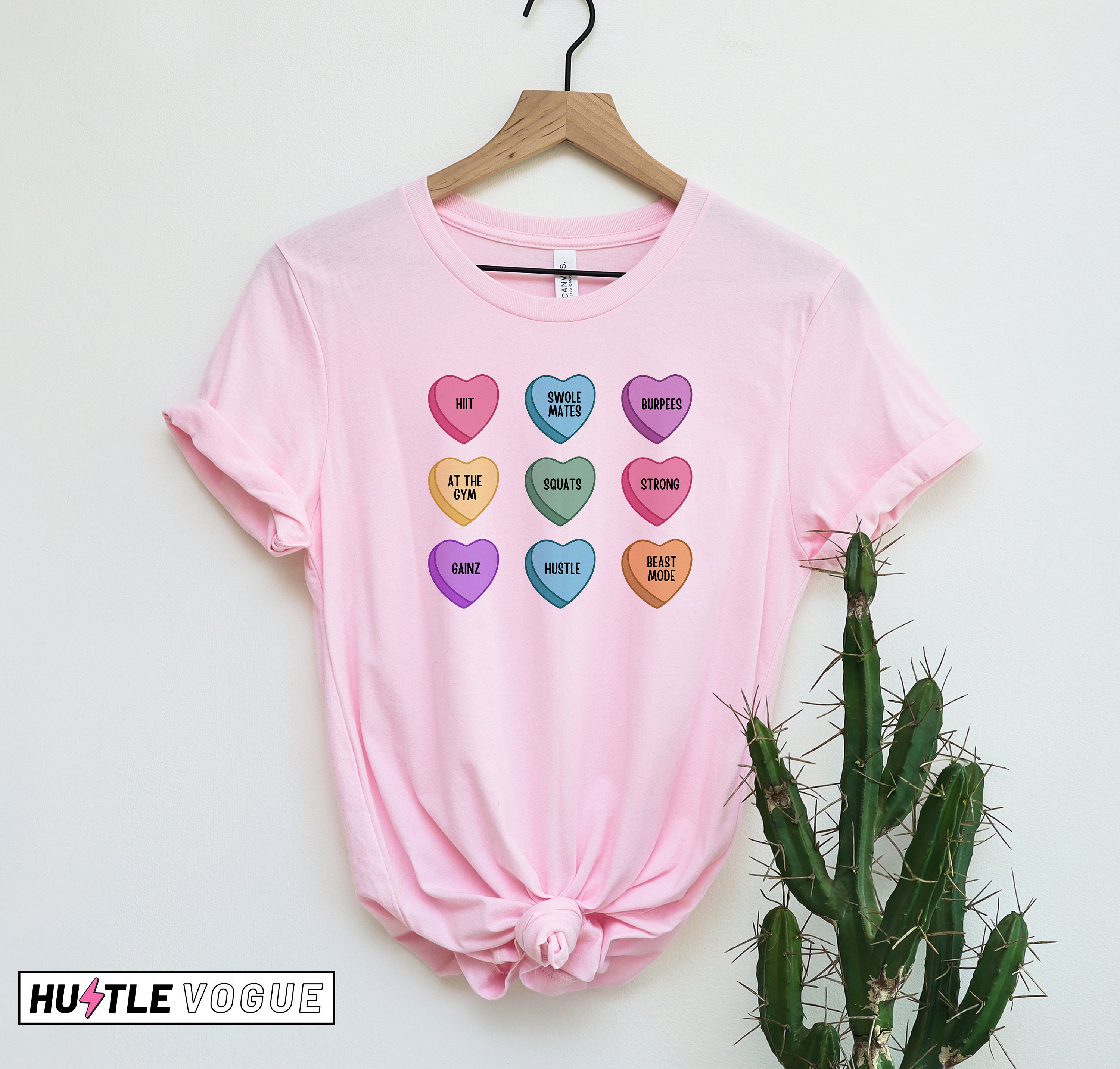 Funny Fitness Conversation Heart Tanks - Funny Valentines Day Workout ...