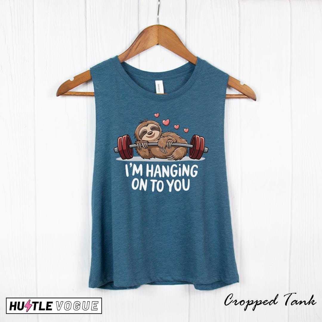 Funny Sloth Workout Tank Gym Apparel Gym T-shirt Gym Funny Workout ...