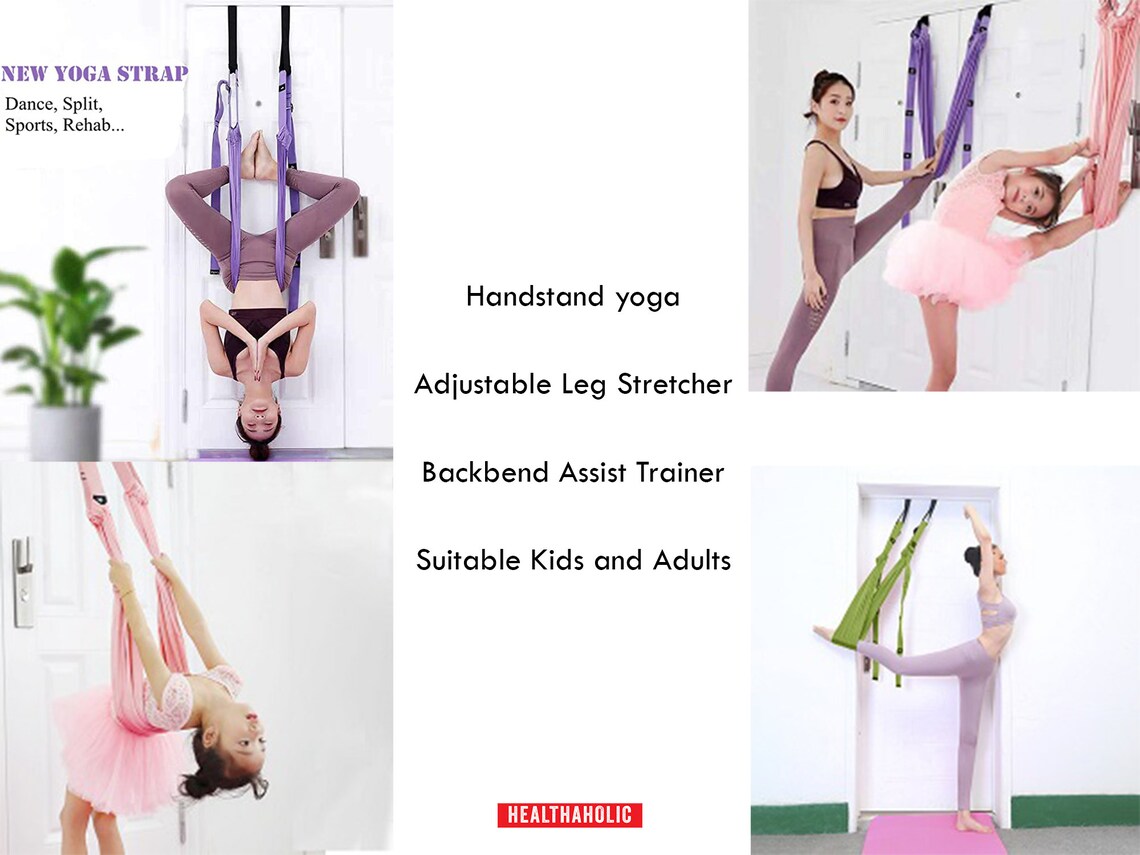 Waist Back Leg Stretch Strap/yoga Fitness Band Leg Stretching | Etsy