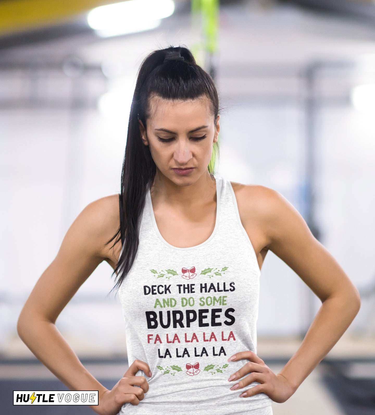 Funny Christmas Burpees Shirts for Workout Funny Holiday Workout Tops ...