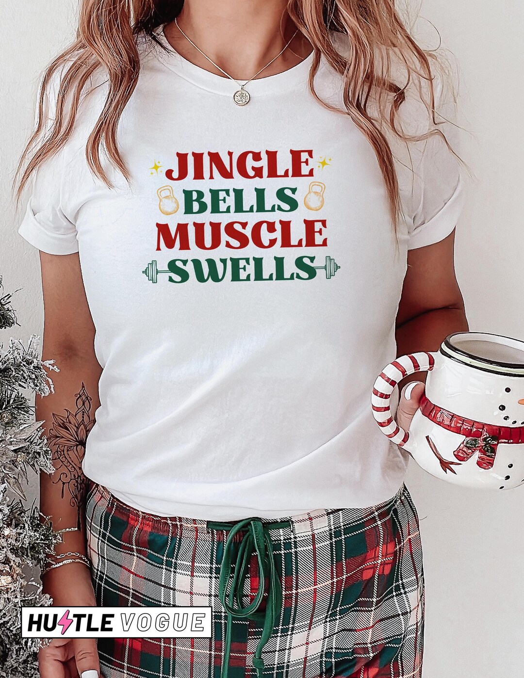 Funny Christmas Workout Shirt Holiday Workout Tank Tops Christmas ...