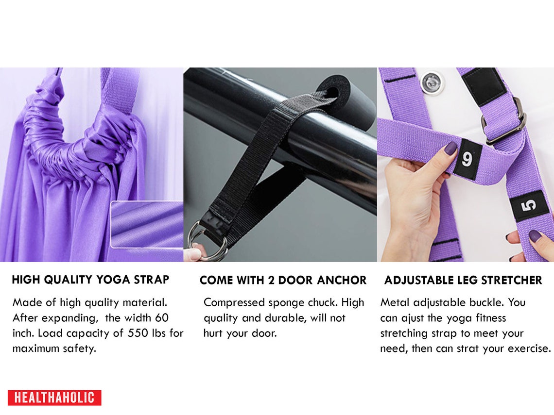 Waist Back Leg Stretch Strap/yoga Fitness Band Leg Stretching | Etsy