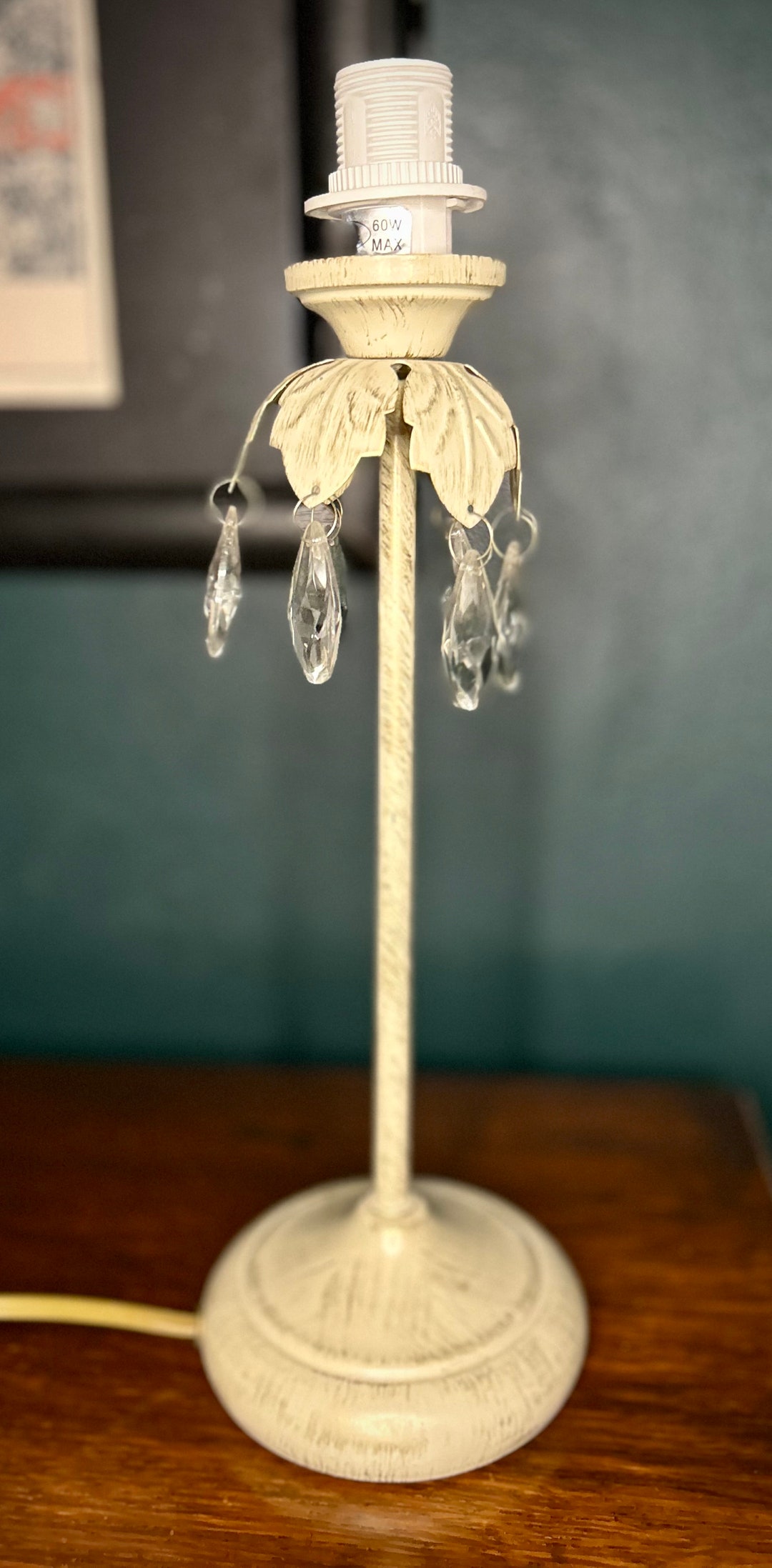 Cream Whimsigoth Lamp Stand - Etsy UK
