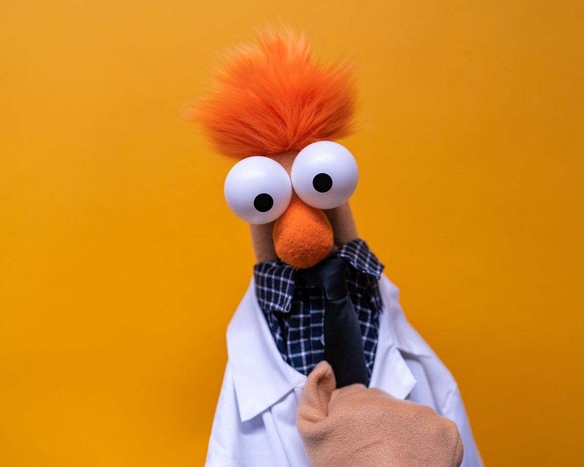 Beaker Muppet Puppet Replica Muppet Puppet the Muppets - Etsy