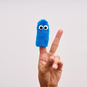 Thumbpet Finger Puppet | Monster Finger Puppet | Muppet Puppet | Blue ...
