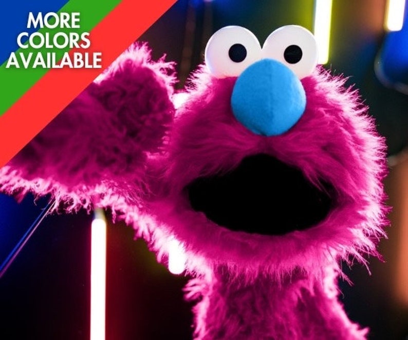 Furry Calm Monster | Furry Muppet Puppet | Different Colors Available ...