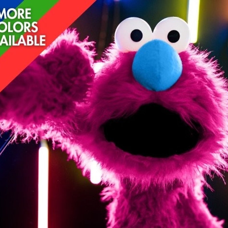 Elmo Puppet - Etsy