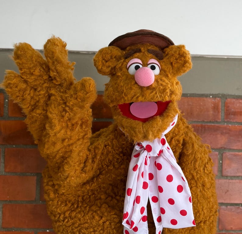 Fozzie Bear Muppet Puppet Replica | Muppet Puppet | the Muppets ...