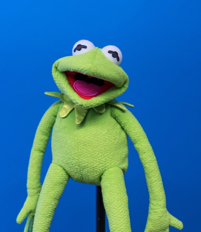 Kermit la marioneta de mano de rana / marioneta Muppet - Etsy España
